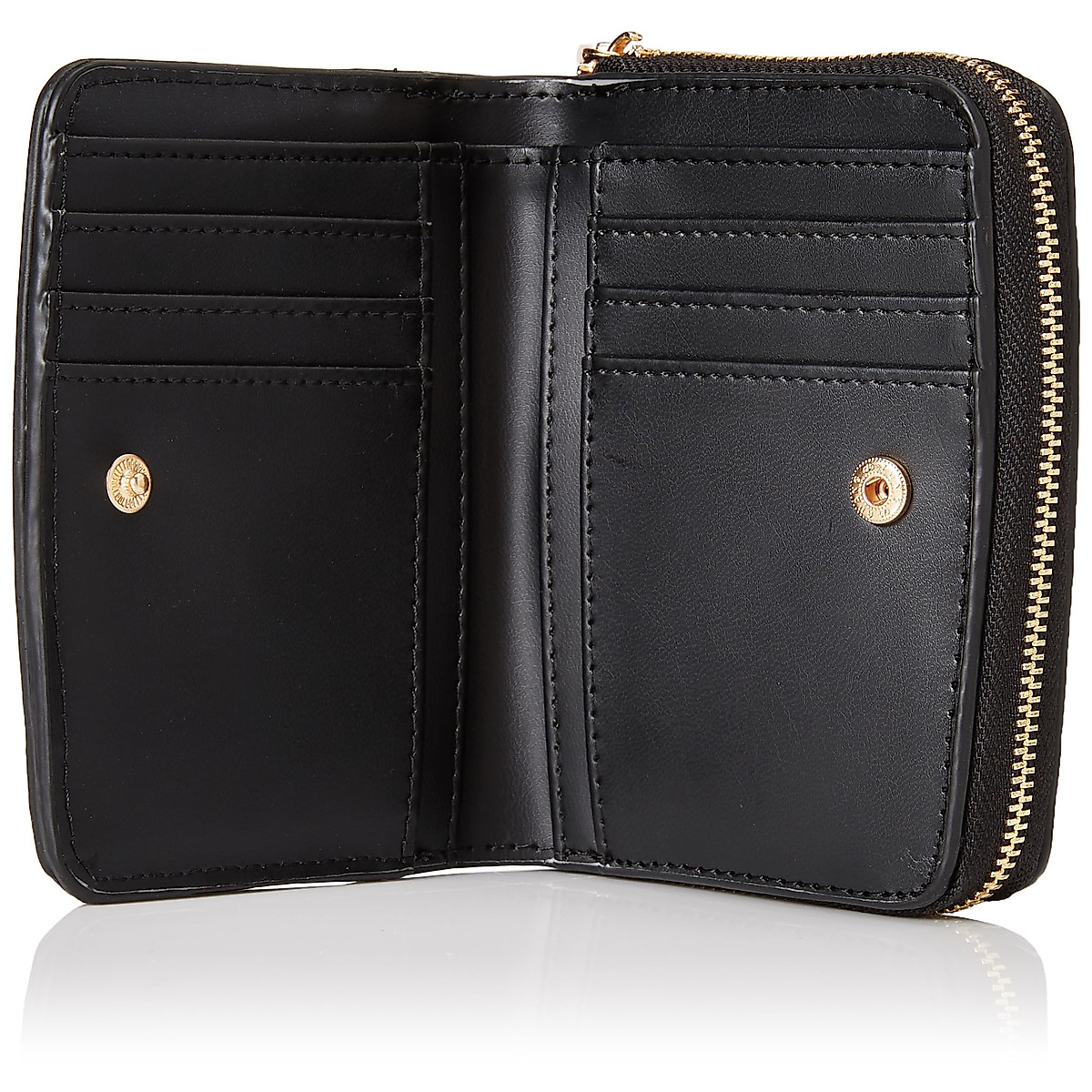 Anne Klein AK Small Curved Wallet, Black