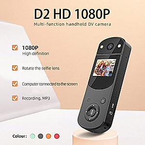 Portable HD Digital Camera Fill Light and Infrared Night Shot Function for Cycling Mountaineering Running