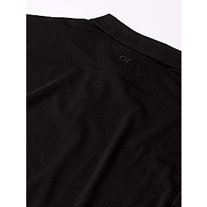 Cutter & Buck Men's Big and Tall Big & Tall 35+UPF, Long Sleeve Advantage Polo Shirt, Black, 4XB