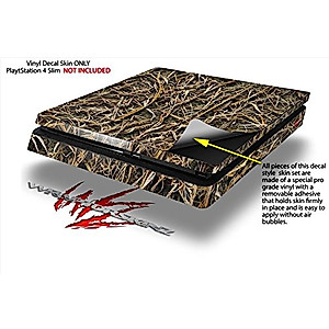 Vinyl Decal Skin Wrap compatible with Sony PlayStation 4 Slim Console WraptorCamo Grassy Marsh Camo (PS4 NOT INCLUDED)