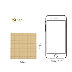 NatureTouch Sticky Notes 6 Packs, 3 x 3 Inches Adhesive Self-Stick Notes in Eye Protection Paper, Multiple Designs of Memo Pads for Reminders, Office, Home, School, Meeting, 80 Sheets/Pad