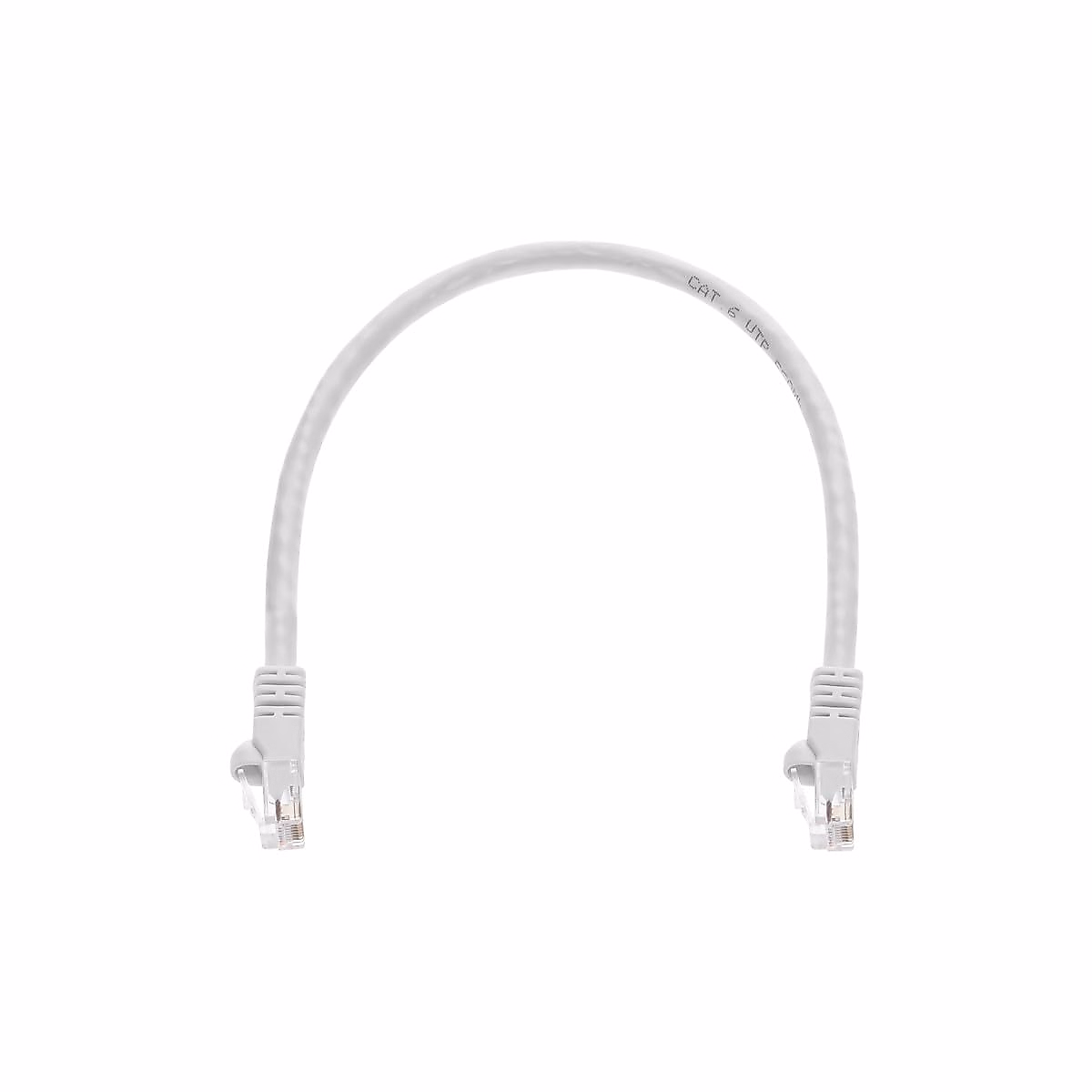 Monoprice 1FT 24AWG Cat6 550MHz UTP Ethernet Bare Copper Network Cable - White