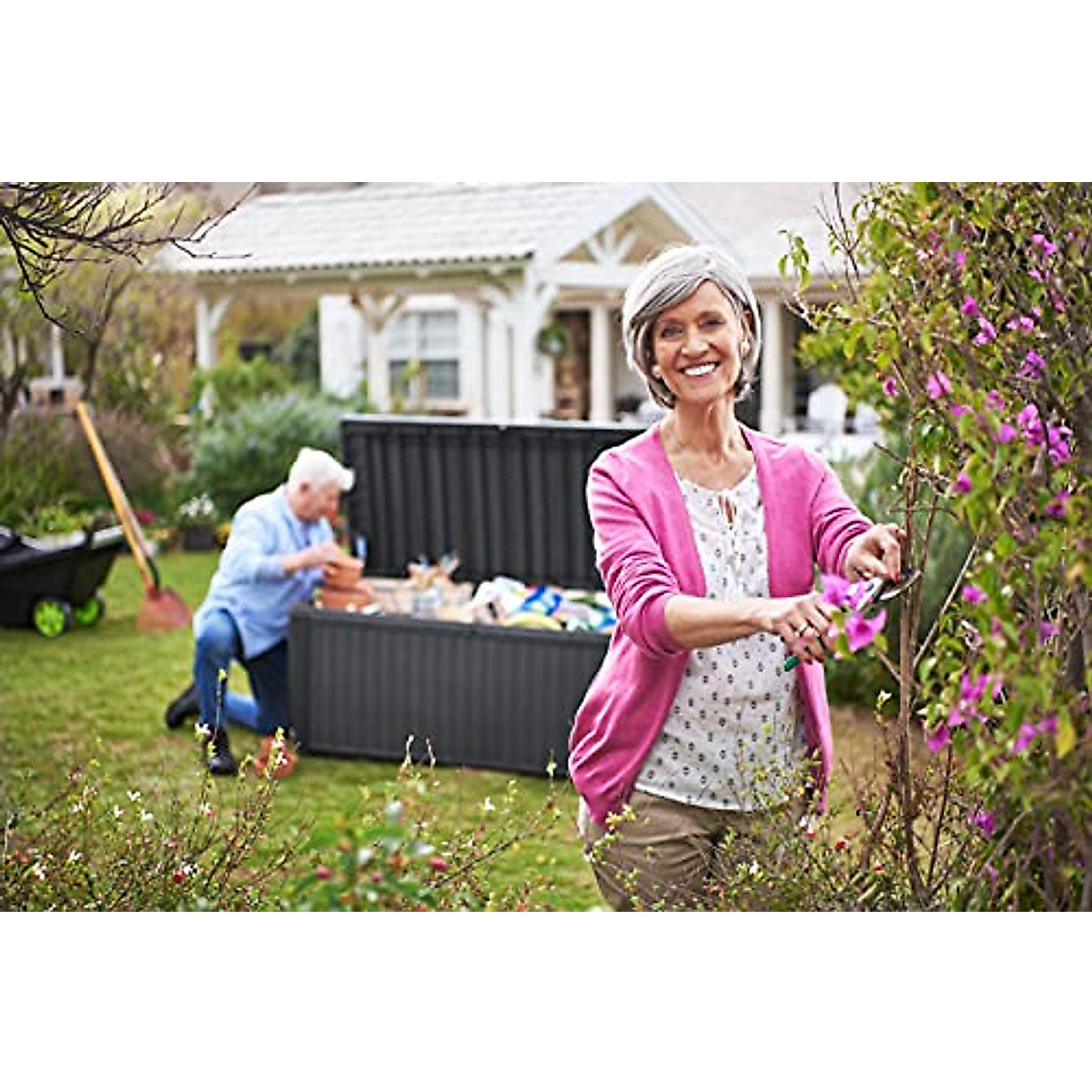 Keter Garden Storage Box Sumatra 511 L, Graphite