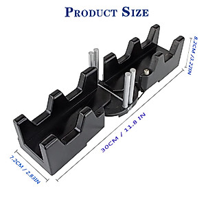 2-in-1 Mitre Measuring Cutting Tool, Miter Saw Protractor Tool, Precise Mitre Angles Cutting Tool, Measuring Template Instrument Home Supplies (Black)