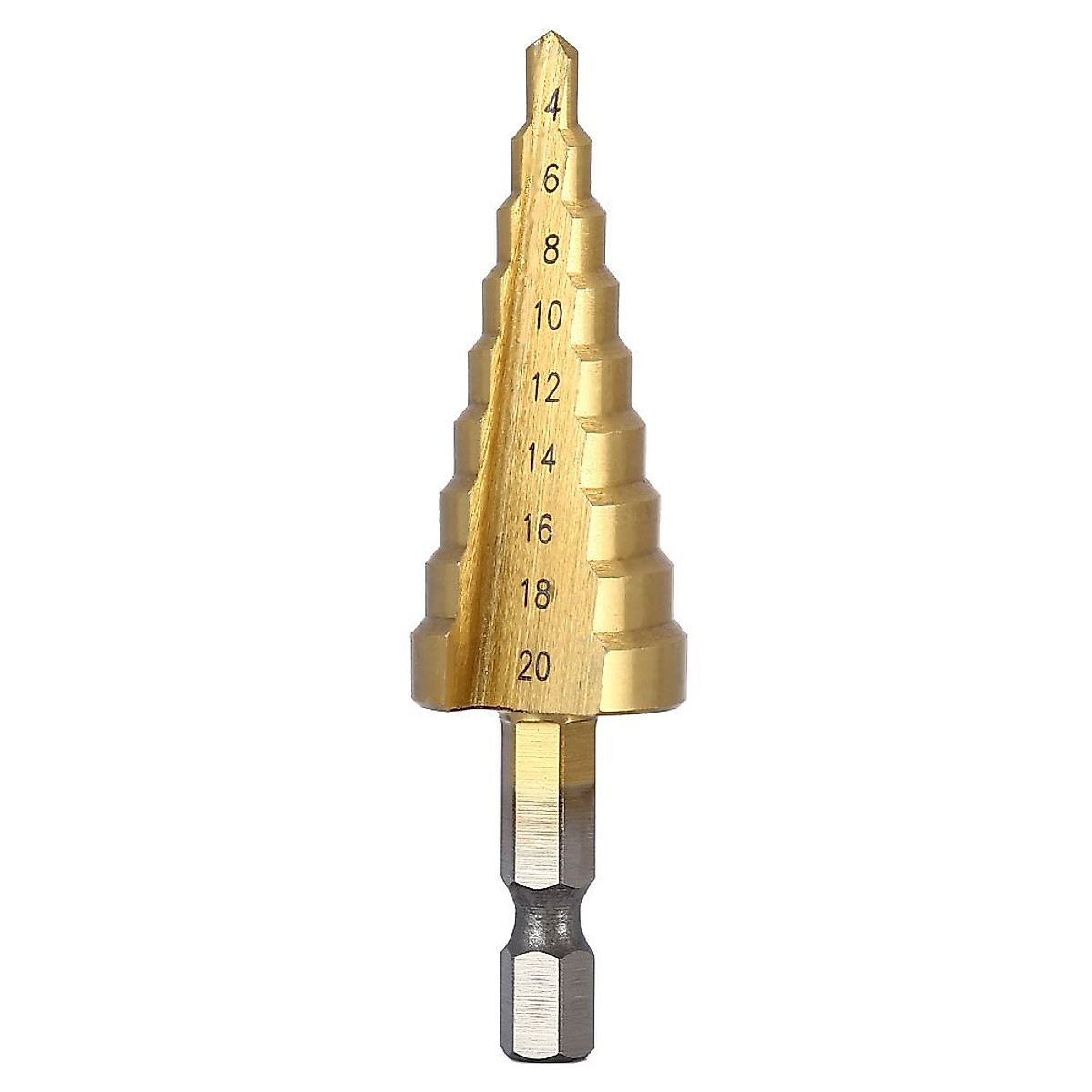 3pcs 4-12 4-20 3-12mm Step Drill Bits High Speed Steel Cone Titanium Coated Tool Sets Metal wood plastic Hole Cutter