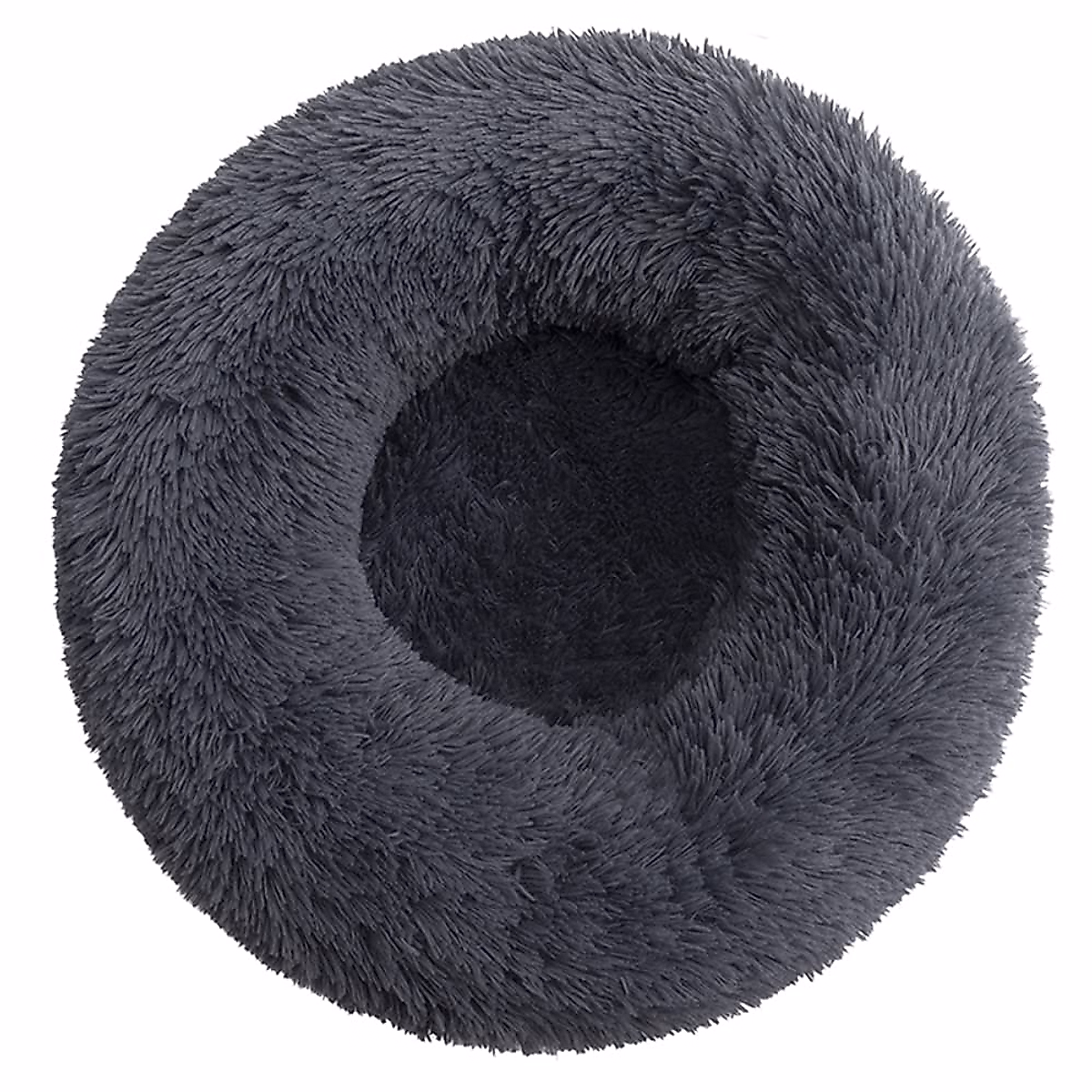 Hengruiyuan Cat Beds for Indoor Cats Plush Fluffy Round Donut Cat and Dog Cushion Bed for Small Medium Dogs and Cats Kittens Puppy Calming Dog Cat Bed for 3KG pet