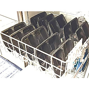 Sunrise Pak [150 Sets] 2 Compartment Meal Prep Containers, 28oz Black Plastic Containers, To Go Container, Bento Box, Lunch Box, Food Storage Container, BPA Free, Reusable (SR222B)