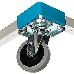 Carlisle FoodService Products Cateraide Metal Dolly for TC1826N Carriers with Reinforced Corners for Catering and Events, Aluminum, 28.63 x 22 Inches, Silver