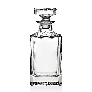 Lefonte Whiskey Decanter for Liquor Scotch Bourbon Vodka or Wine - 750ml
