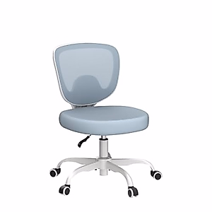 Primy Kids Desk Chair, Ergonomic Children Study Computer Chair Adjustable, Breathable Mesh Office Chair with Wheels, Armless Rolling Swivel School Task Chair for Boys Girls Age 4-12 in Home Bedroom