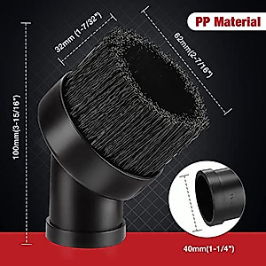 Shop-Vac 2.5 Gallon 2.5 Peak HP Wet/Dry Vacuum 2036000 + 1-1/4" Round Brush, 2 Pack