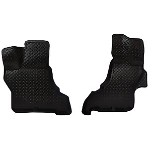 Husky Liners Classic Style Series | Fits 1997 - 2024 Ford E-350, 17-24 E - 450 SD, 1997 - 2014 Ford E-150/E-250, Front Floor Liners, Black | 33251