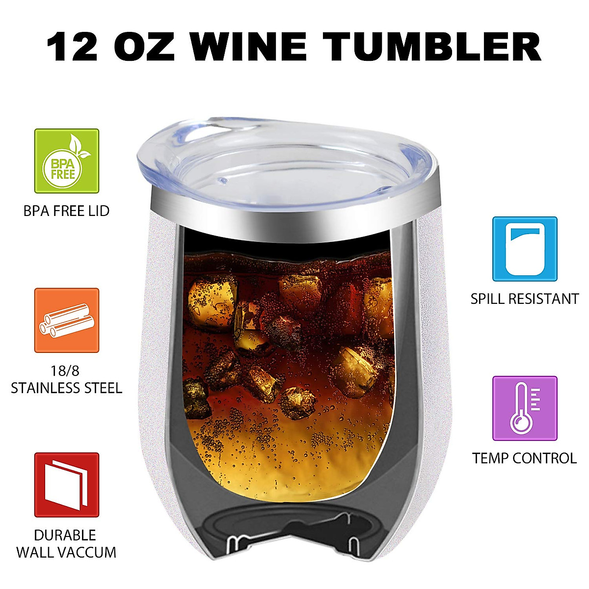 Supkiir Gifts for Mom- Mom Juice -Mom Birthday Mother’s Day Gifts from Son, Daughter for New Mom, Pregnant Mom, Wife Mommy Shark Wine Tumbler Mug, Sliver Rainbow