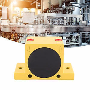 1/4in Pneumatic Vibrator, Silent Air Turbine Vibrator, Industrial Pneumatic Turbine Vibrator Eccentric Rotation Oscillator for Sandblaster Cabinet Vibrating Platforms