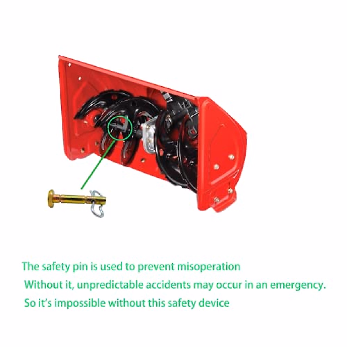 OUSTUE 10 pcs Snowblowers Shear Pins Kit - Cotter Pin 714-04040 and Shear Pin 738-04124 730-04124A for MTD Troy-Bilt Snow Blowers Replacement .25 in x 1.5 in