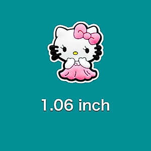 25Pcs Cute Cartoon Charms for Shoe, Cartoon Shoe Charms for Clogs Sandals Decoration