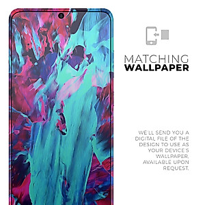 DesignSkinz Liquid Abstract Paint Remix V32 Protective Vinyl Decal Wrap Skin Cover Compatible with The Samsung Galaxy S20 (Screen Trim & Back Glass Skin)