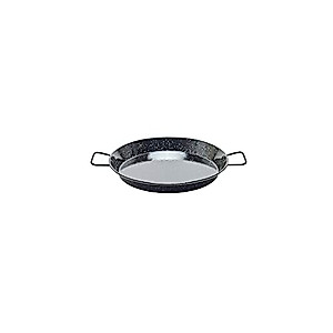 Garcima 16-Inch Enameled Steel Paella Pan, 40cm