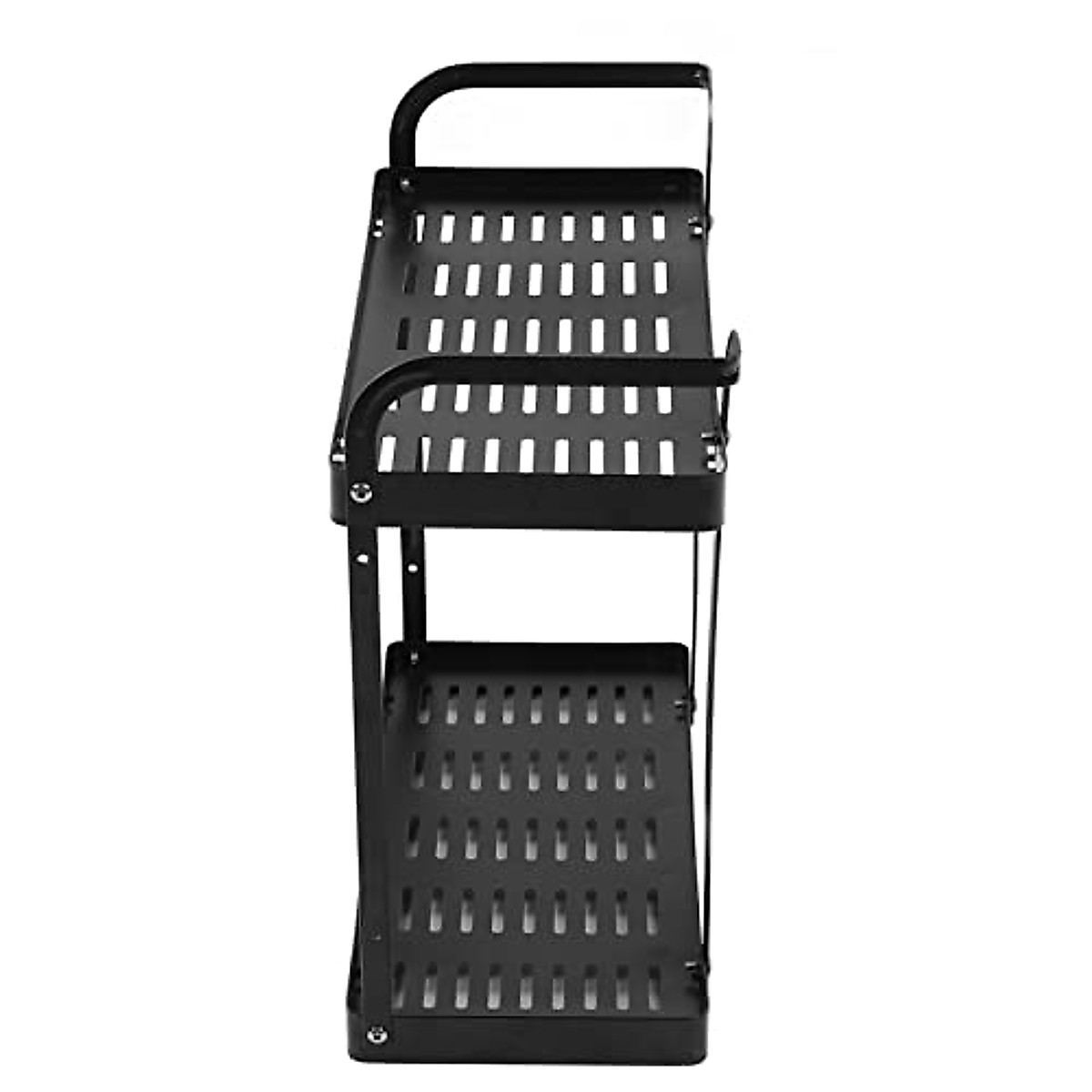 Kitchen Rack, Carbon Steel Beech Home Decoration Wall Rack Sturdy Structure Rustproof for Room