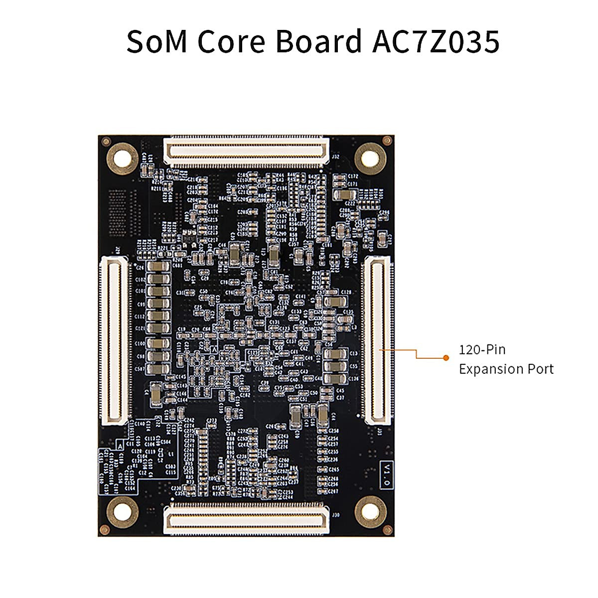 ALINX AX7Z035: XILINX Zynq-7000 SoC XC7Z035 ZYNQ ARM 7035 FPGA Development Board SoMs PCIE Accelerator Card SFP 8G eMMC