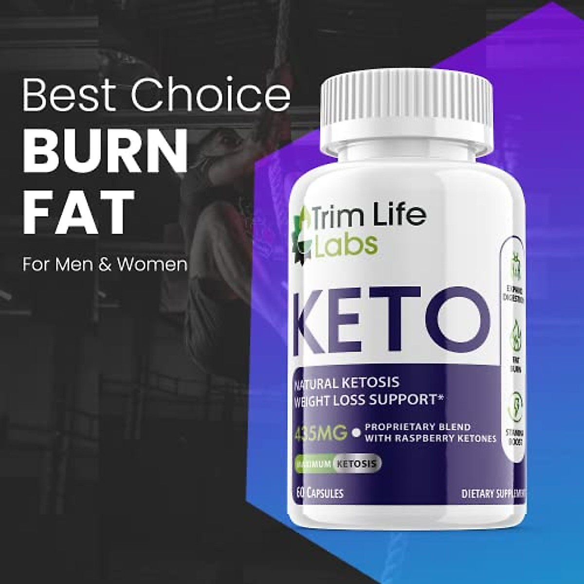 Trim Life Keto Ketosis Supplement Pills (5 Pack)