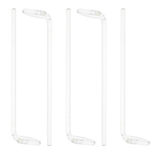 Baluue 5pcs Glass Cell Spreaders L- Shaped Wide Spreading Bars Laboratory Supplies