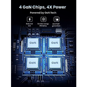 UGREEN 200W USB C Charger, Nexode 6 Ports GaN Desktop Charger, USB C Charging Station Compatible with MacBook Pro/Air M1 M2, iPad Pro/Air, iPhone 15 Pro Max/14, Galaxy S23 Ultra, Steam Deck, Dell XPS