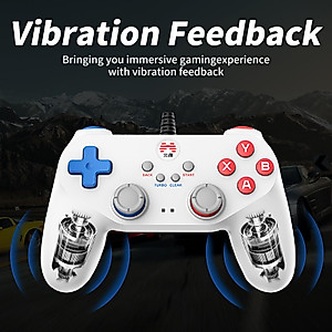 Retro Game Console HDD, 2TB Hyper Base Lbox Built-in 4280 Top Retro Video Games, 18 Emulator Console Plug and Play, Portable Game Hard Drive for Win 8.1/10/11, Game HDD + 1 WHT Vibrating Controller