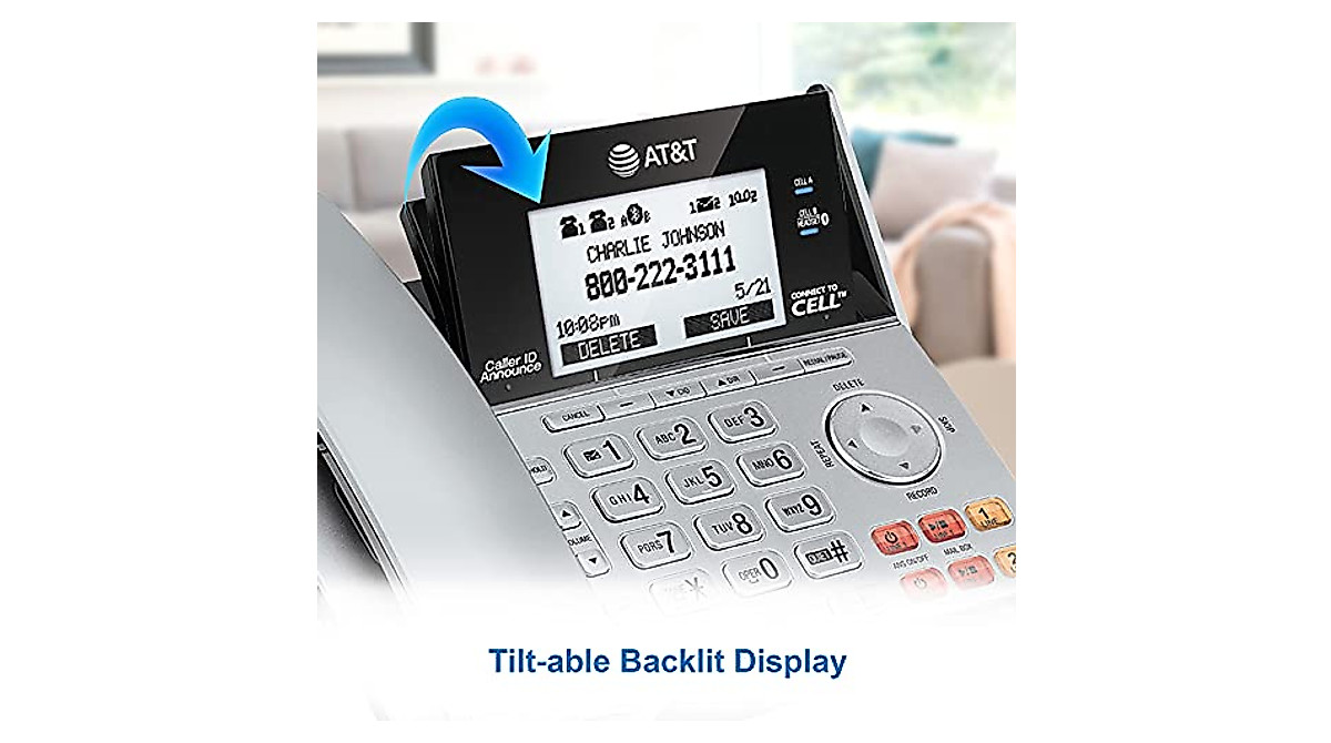 AT&T TL86103 2-Line Corded/Cordless Phone System for Small Business
