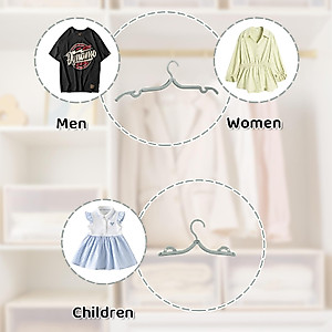 LMSAWK Hangers Foldable for Suitcase, Plastic Portable Hangers, Folding Sock Rack, Hangers for Traveling Camping RV Cruises, 12 Pcs of Hanger Add One Sock Clip, Bule