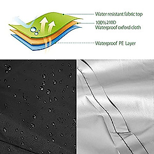 Garden Rocking Chair Cover Home Cover Rest Seat Cover Waterproof Oxford Cloth Heavy Duty Balcony Recliner Garden Chair Cover Outdoor Furniture Protective Cover