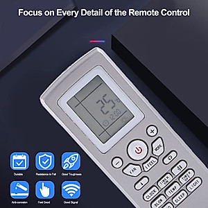 Replacement Remote Control Controller for Air-Conditioning Yt1f Yt1ff Yt1f1 Yt1f2 Yt1f3 Yt