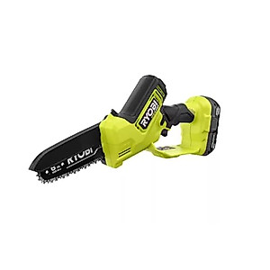 RYOBI ONE+ HP 18V Brushless 6 in. Compact Pruning Mini Chainsaw Kit with Battery and Charger (Bulk Packaged)