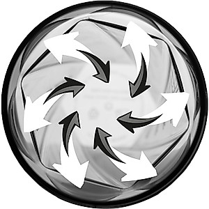 HELIMIX 1.5 Vortex Blender Shaker Bottle Holds Upto 20oz | No Blending Ball or Whisk | USA Made | Portable Pre Workout Whey Protein Drink Shaker Cup | Mixes Cocktails Smoothies Shakes | Top Rack Safe