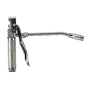 Lincoln 740 High-Pressure Steel Grease Control Valve with 6" Rigid Extension, 1/4" Female NPT Inlet, 1/8" Female NPT Outlet, 7,500 PSI Maximum Operating Pressure, Trigger Guard, Ergonomic Design