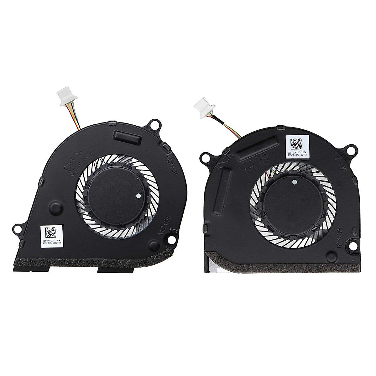 (1 Pair) New CPU GPU Cooling Fans Intended for Hp Envy X360 Convertible 15-DS 15-DR 15M-DR 15M-DS Laptop Fan L53541-001 L53542-001 TPN-W142 W143 15M-DR1011DX 15-DS0003CA