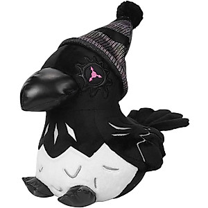 Murders-Drones Plush Toy,Hit SciFi Comedy Animation Role Uzi Black Crow,Soft Character Throw Pillow, Home Decor，Great Gift for Kids Boys Girls