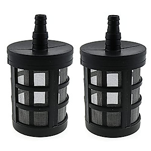 LUORNG 2PCS Stainless Steel Encrypted Filter Household Hose Filter Micro Irrigation Water Pump Net Filters Stainless Steel Encryption Water Clean Screen Net Filter Garden Hose Strainer