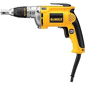 DEWALT Drywall Screw Gun, 6.3-Amp (DW272), Yellow