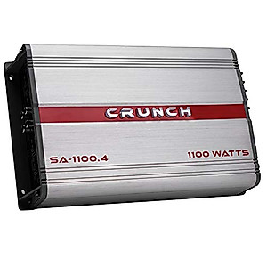 Crunch SA-1100.4 Smash Series 1,100-Watt 4-Channel Class AB Amp