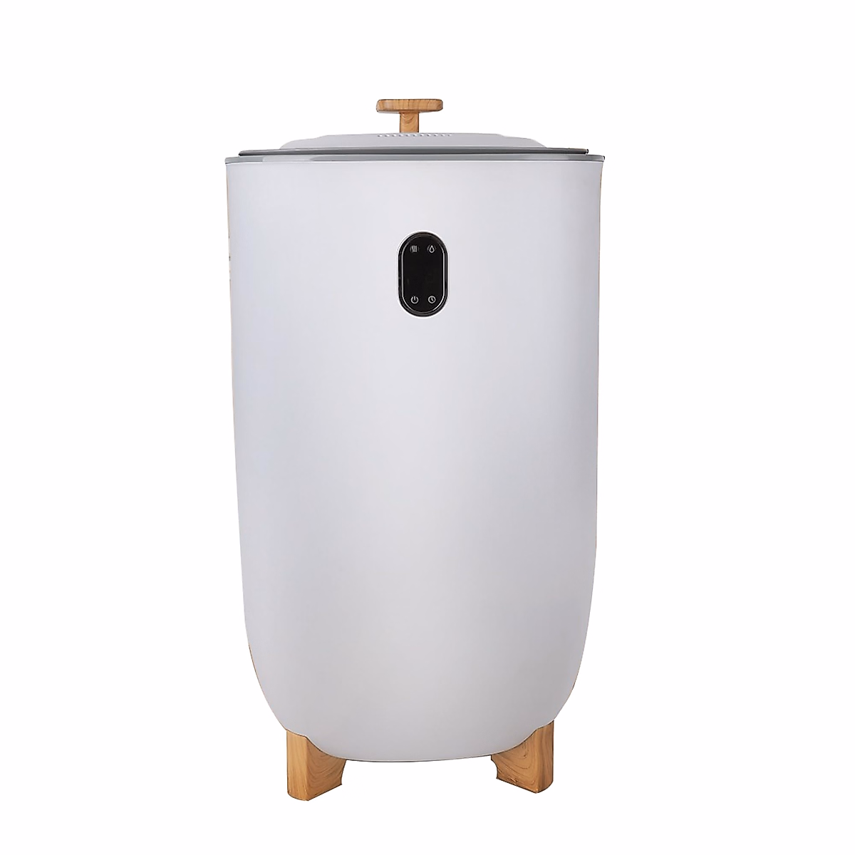 Bonrcea 2-in-1 Portable Clothes Dryer & Heated Towel Warmer, with 4000 RPM, Stainless Steel Interior, 35L Capacity, Timer Function, Ideal Valentine's Day Gift, White