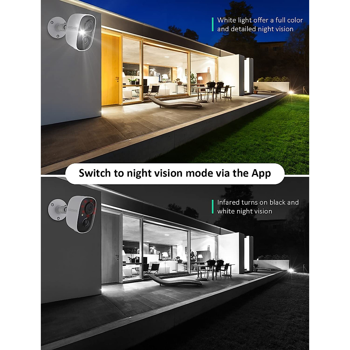 Security Cameras Wireless Outdoor for Home Surveillance, 1080P Spotlight Camera Color Night Vision, PIR Motion Detection, Lifetime Free Cloud Storage