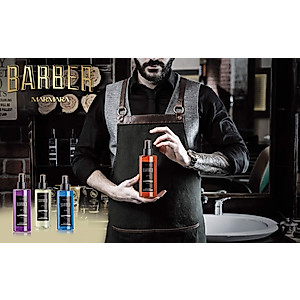 Marmara Barber Cologne - Best Choice of Modern Barbers and Traditional Shaving Fans (No 4 Green, 250ml x 2 Bottles)