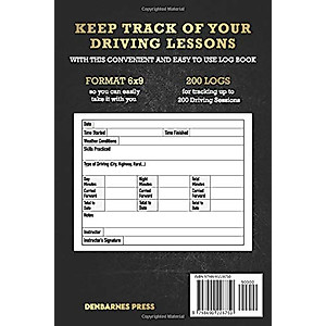 Student Driver Log Book: Keep Track of your Driving Sessions with this Driver's Ed Log Book | New Drivers Gifts