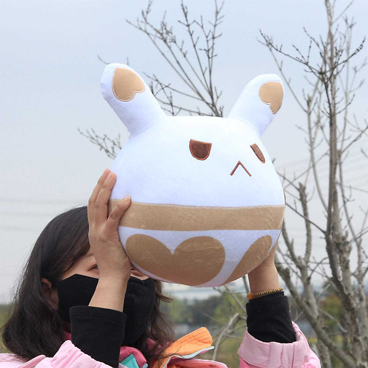 Klee Bouncing Bomb Plush Pillow Doll Toy Klee Ball Stuffed Plush Toys Game Animation Peripheral Lolita 11.8Inch