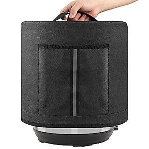 Kingshion Electric Pressure Cooker Cover Compatible with Electric Pressure Cooker,Slow Cooker Dustproof Cover for Most 8-Quart Slow Cookers and 8-Quart Electric Pressure Cookers (Dark Grey)