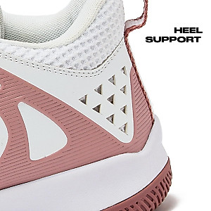 AND1 Takeoff 3.0 Girls & Boys Basketball Shoes, Boys High Top Sneakers - White/Light Pink, 2 Little Kid