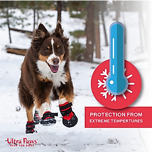 Ultra Paws Durable Dog Boots SMALL Red