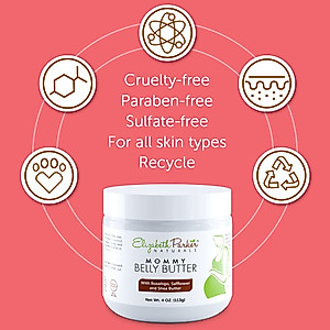 Belly Butter for Pregnancy - Tummy Butter for Stretch Marks Pregnancy - Belly Butter for Maternity Skin Care - Made with Cocoa Butter - Belly Cream for Pregnancy and Stretch Marks