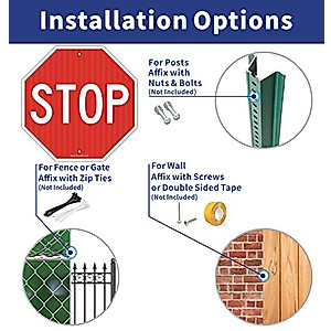 Faittoo Stop Signs, (2 Pack) 24 x 24 Inches Octagon Engineer Grade Reflective Sheeting Street Slow Warning Signs, Rust Free Aluminum, UV Protected and Waterproof, Weather Resistant, Durable Ink